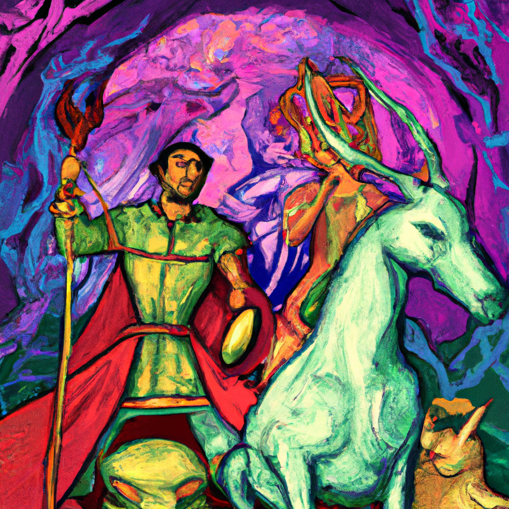 Agamenón, rey de Micenas y líder de los aqueos durante la guerra de Troya