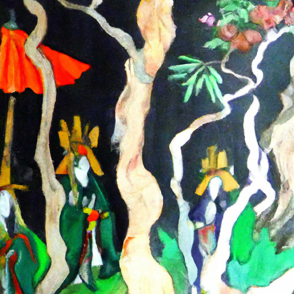 The Kami of fertility and growth in Shinto