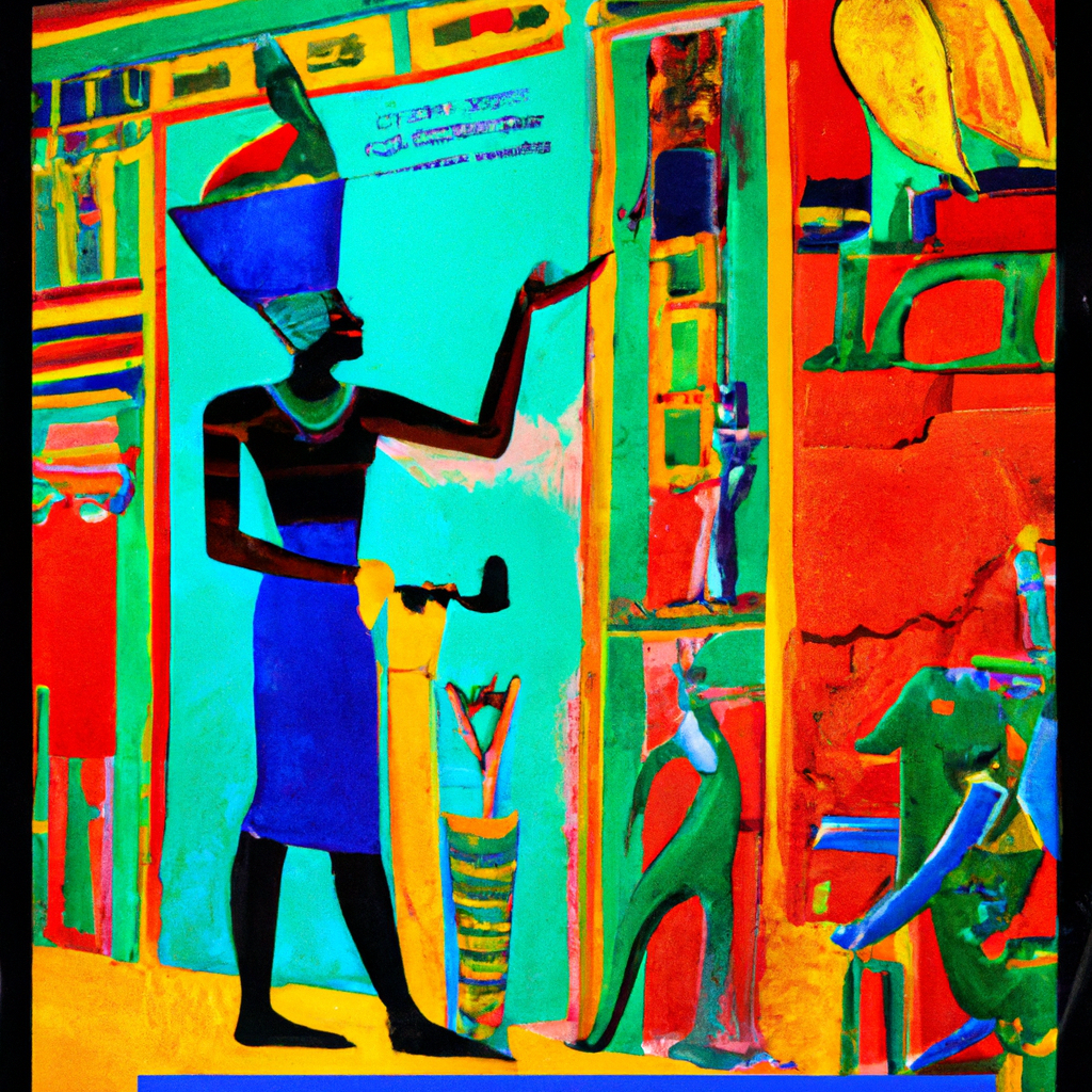 Ptah, the god of construction in ancient Egypt